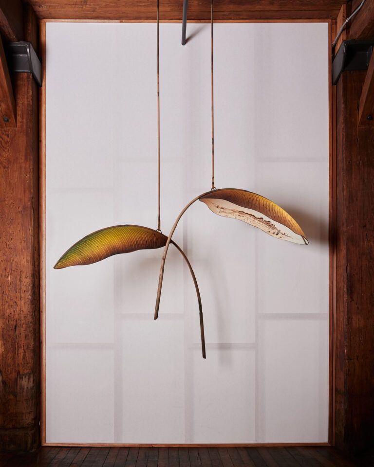 PELLE — 'Desert Land' Nana Lure Lamp with Brush Ink Painting